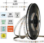 LED pásek McLED 24V studená bílá CRI90 š=8mm IP20 4,8W/m 60LED/m SMD2835 ML-126.829.60.2