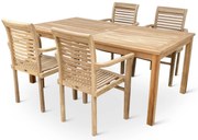 Noela Zahradní teakový set 1+4 pro 4 osoby Garden IV.