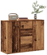 Příborník old wood 88 x 30 x 64 cm kompozitní dřevo