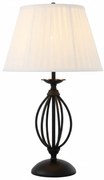 Elstead ARTISAN stolní lampa do ložnice/54 cm/1xE27/černá barva