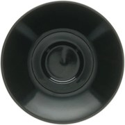 Černý porcelánový podšálek ø 12,5 cm Barista – BonBistro