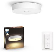 Philips hue 8719514341272 led stropní svítidlo fair 1x25w | 2900lm | 2200-6500k - stmívatelné, bluetooth, dálkové ovládání, white ambiance, bílá