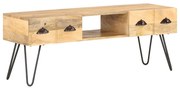 TV stolek 120 x 35 x 45 cm masivní mangovníkové dřevo 321790