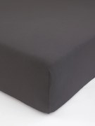 MK Lůžkoviny Jersey prostěradlo s elastanem 200 × 200 cm – tmavě šedé