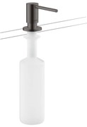 Axor Uno - Dávkovač saponátu, 500 ml, kartáčovaný černý chrom 42818340