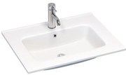 BATH DELUXE 06-060-27-11-00 - Zápustné umyvadlo LILLESNAD 61x46 cm keramika/bílá