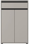 Šedá vysoká koupelnová skříňka 63x98 cm Lemont – Germania
