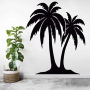 Vyřezávaný obraz na stěnu palmy - TROPICAL | SENTOP PR0428 plywood
