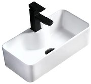 BPS-koupelny Keramické umyvadlo na desku HYD-LA-WH-505 50,5x25 cm, bílé