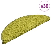 Schodové rohože 30 ks 56 x 17 x 3 cm zelené půlkulaté 3365810