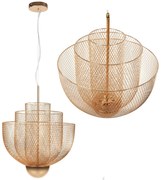 Toolight Ažurové závěsné stropní svítidlo APP888-CP Pink Gold