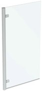 Ideal Standard i.Life - Vanová zástěna 82 cm, levá, silver bright/čiré sklo T4885EO