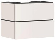 Hansgrohe Xilesa E - Umyvadlová skříňka, 62x78x55 cm, 2 zásuvky, matná béžová 54299780