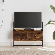 TV skříňka nástěnná kouřový dub 60,5x30x51 cm kompozitní dřevo