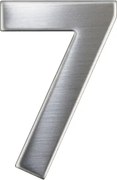 Domovní číslo "7", RN.75L, nerez