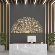 Luxusní dřevěný obraz mandaly - Elegantní nástěnná dekorace I SENTOP PR0371