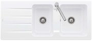 Villeroy & Boch Architectura - Keramický dřez 116x51 cm s odtokem, CeramicPlus, alpská bílá 338002R1