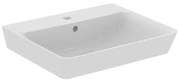 Ideal Standard Connect Air - Umyvadlo Cube 55x46x16 cm, s přepadem, otvor pro baterii, bílá E029901