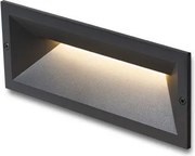 RED R13621 RAGG zápustná černá 230V LED 12W IP65 3000K - RED - DESIGN RENDL