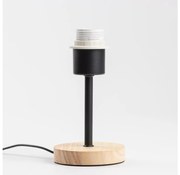 Brilagi - Stolní lampa NUBILA WOOD 1xE27/25W/230V dub/černá