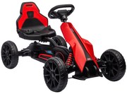 HOMCOM motokára dětské šlapací auto s nastavitelným sedadlem a ruční brzdou pro děti ve věku 3-8 let, čtyřkolka pro venkovní zábavu | Aosom.de