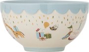 Světle modrá/krémová dětská miska z kameniny ø 13,5 cm Celebrate – Bloomingville Mini