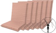 Doppler ART 4041 - set 6 ks polstrů na křeslo s nízkým opěradlem