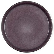 Černý/fialový talíř z kameniny ø 27 cm Gastro Black/Purple – Bitz