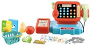 Alltoys Dětská pokladna s doplňky, LCD, četečka