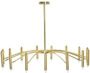 Toolight Skleněné koule Stropní svítidlo APP1197-15CP Gold
