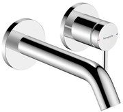 Hansgrohe Tecturis S - Umyvadlová baterie pod omítku, s výpustí, 2-otvorová instalace, EcoSmart, chrom 73350000