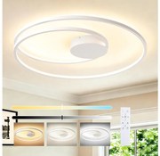 Brilagi- LED Stmívat. stropní svítidlo TWISTER LED/105W/230V pr. 100 cm bílá+DO
