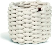 Látkový košík ø 21x17 cm Peach Skin Round S – Bigso
