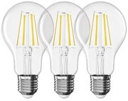 Žárovka Filament LED E27 5,9W bílá přírodní EMOS ZF5D43.3 sada 3ks