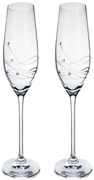 A-KRISTAL Classic - skleničky na sekt se Swarovski® Elements | sada 2 sklenic