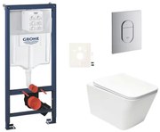 Závěsný wc set do lehkých stěn / předstěnová montáž SAT Infinitio SIKOGRSIN12A