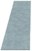 Modrý běhoun 80x250 cm Fluffy – Ayyildiz Carpets