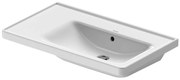 Duravit D-Neo - Nábytkové umyvadlo 80x48 cm, bez otvoru pro baterii, bílá 2370800060