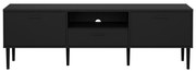 Černý TV stolek 177x57 cm Media – Tvilum
