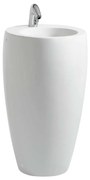Laufen Il Bagno Alessi - Volně stojící umyvadlo 53x90x53 cm, otvor pro baterii, LCC, bílá H8119724001041