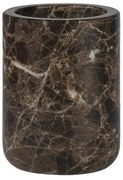 Hnědý mramorový kelímek na zubní kartáčky Marble – Mette Ditmer Denmark