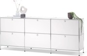 Tchibo - Odkládací skříňka CN3 se 6 výklopnými dvířky - barva: bílá
