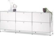 Tchibo - Odkládací skříňka CN3 se 6 výklopnými dvířky, bílá