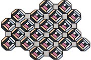 GAN designové koberce Parquet Tetragon (213 x 312 cm)