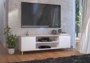 ADRK RTV stolek PETRA WS 155, bílá/dub sonoma