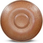 Hnědý porcelánový podšálek ø 14 cm Ovio – BonBistro