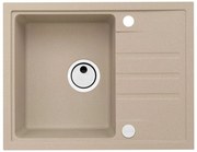 Alveus Intermezzo - Granitový dřez 62x48 cm, beige 1117039