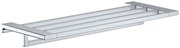 Hansgrohe AddStoris - Polička s držákem ručníků, délka 65 cm, chrom 41751000