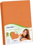 Bellatex Prostěradlo jersey Mandarinková rozměr 90x200 cm