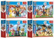 Trefl Minipuzzle 54 dílků Paw Patrol/Tlapková Patrola 4 druhy v krabičce 9x6x3cm 40ks v boxu